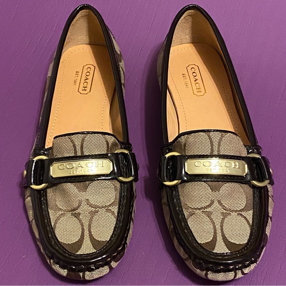 Coach | Shoes | Coach Felisha Monogram Loafer | Poshmark